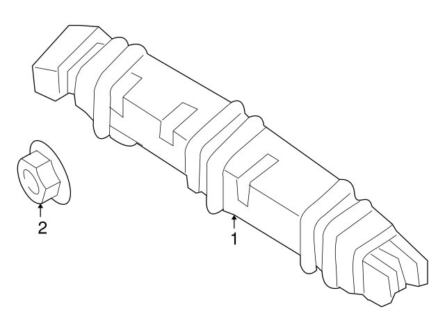 Mercedes-Benz OEM High Mount Lamp Part# 171-820-00-56 | OEM Vehicle Parts