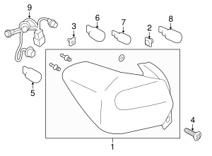 2009-2017 Subaru Combo Lamp Grommet 909220011 | QuirkParts