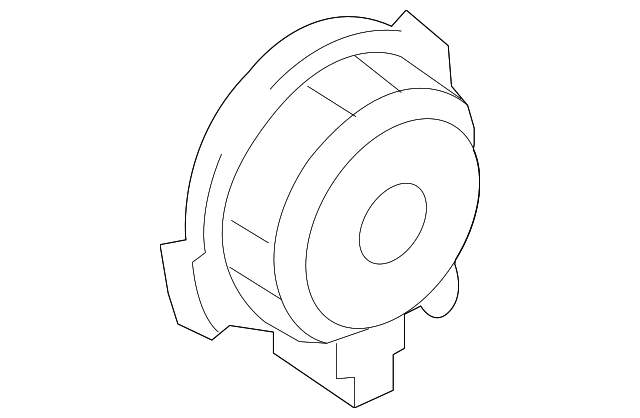 8T0-035-399 - Rear Dr Speaker 2008-2017 Audi | Audi OEM Parts