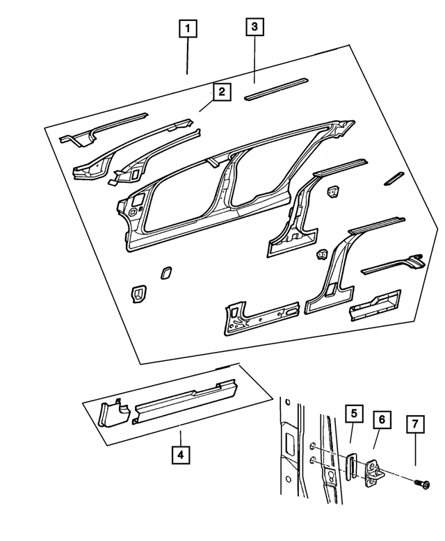 2001-2017 Mopar Door Latch Striker Spacer 55075483 | My Mopar Parts