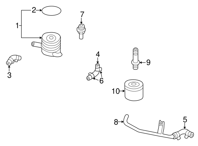 807611031 - Engine Coolant Hose - 2000-2018 Subaru | Subaru Parts Exchange