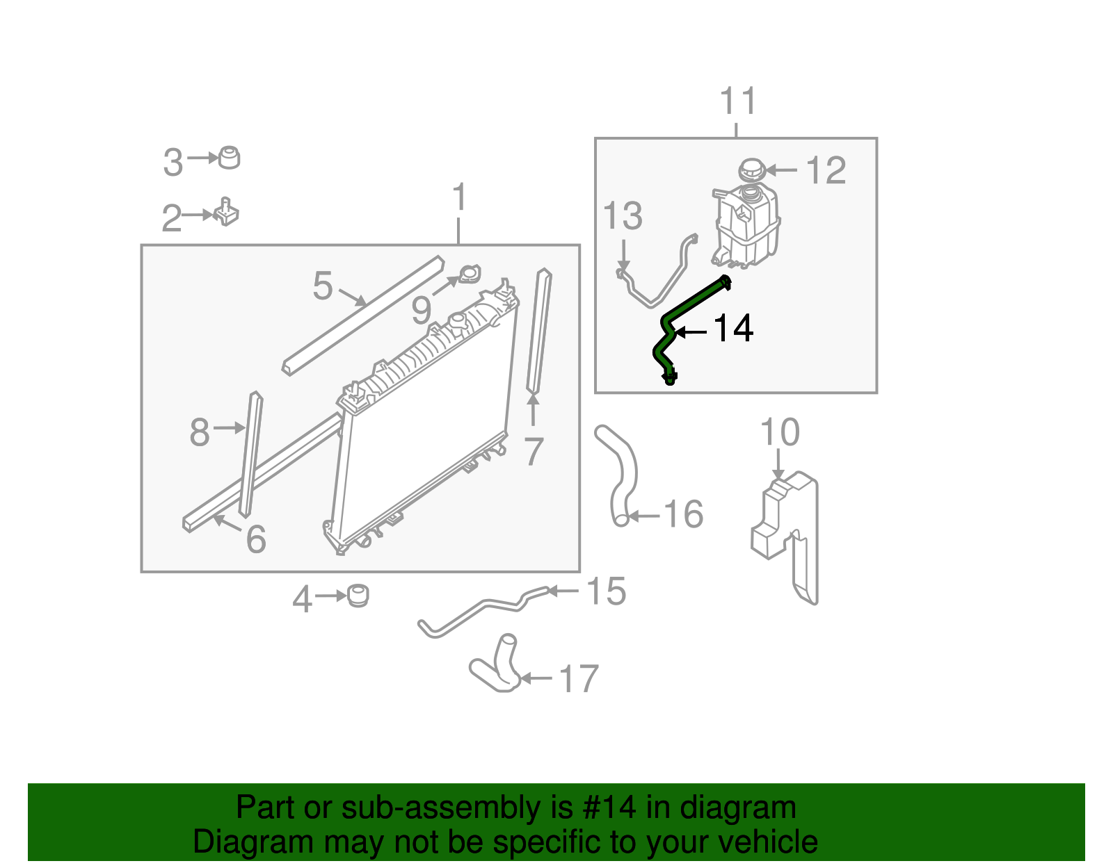 21741-9FD0A - 2004-2015 Nissan - Return Hose | Anicra Nissan Parts