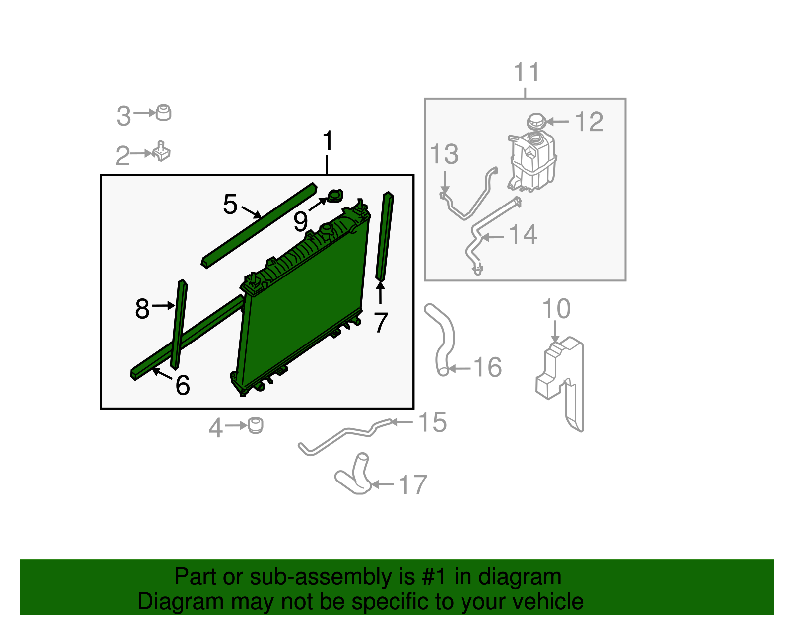 2004-2015 Nissan Radiator Assembly 21460-ZZ90A | Nissan Parts Central