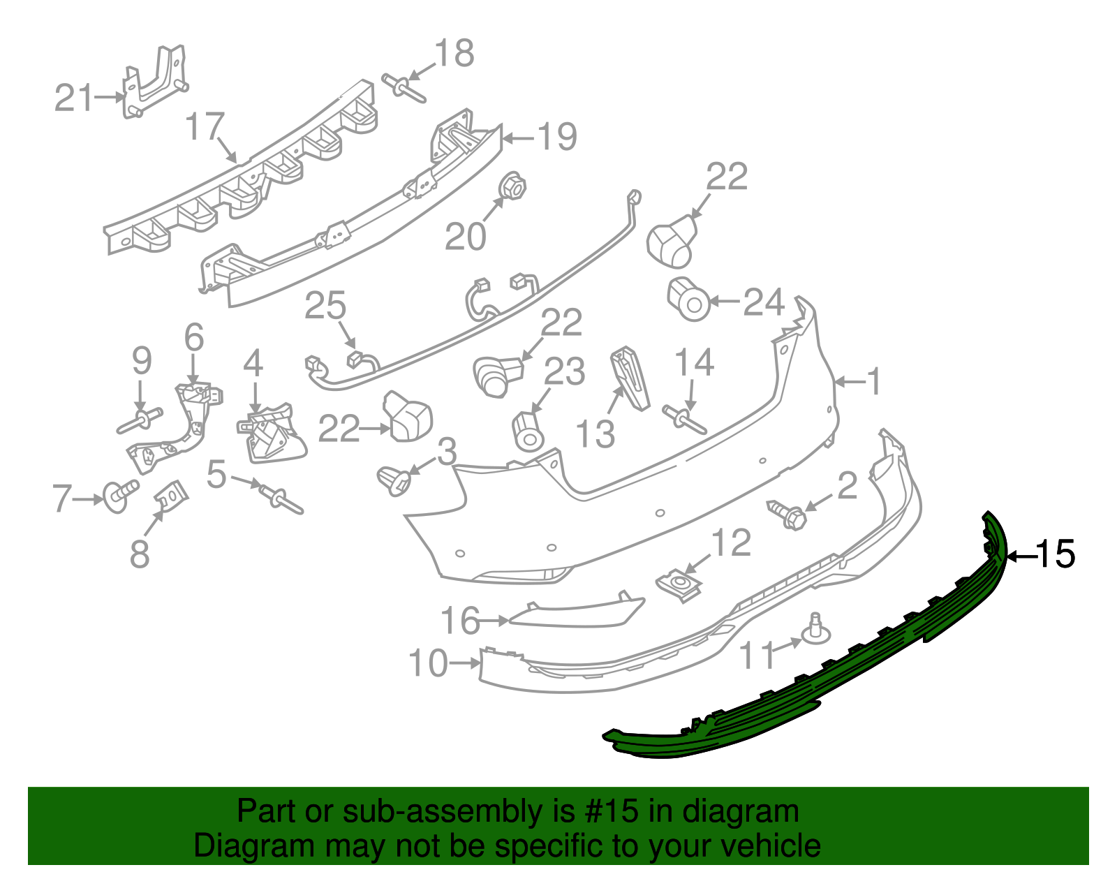 2015-2018 Ford Focus | Grille | F1EZ-17232-A | Walls' Ford Parts