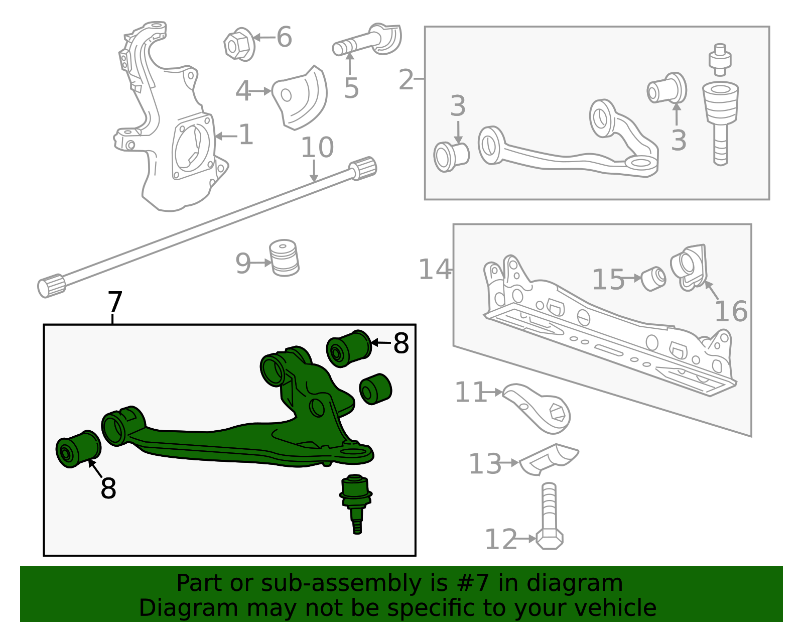 2024-2025 GM Lower Control Arm 85144991 | QuirkParts
