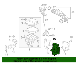 2017-2021 Volvo Air Inlet 32283773 | TascaParts.com