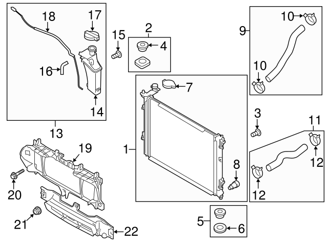 25310-3T500 - Radiator Assembly 2016-2017 Kia K900 | Kia.Parts Store