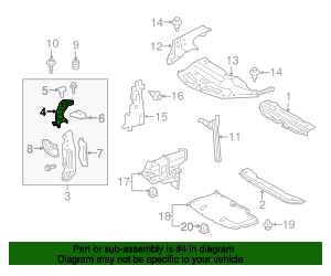 2015-2023 Lexus Upper Support 53214-24030 | OEM Parts Online