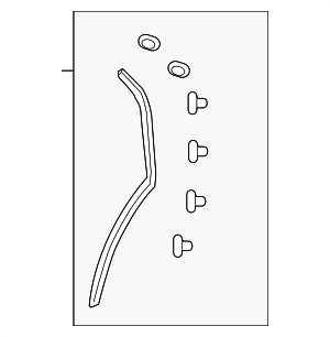 2014-2020 Acura MDX Filler Seal 72869-TZ5-A01 | OEMAcuraPart