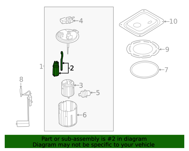 31119-L1100 - Fuel Pump 2022-2024 Kia | Kia.Parts Store