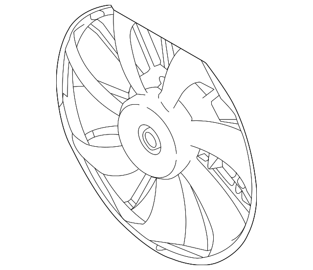 2016-2020 Mazda Fan Blade - Passenger Side (RH) S552-15-140 ...