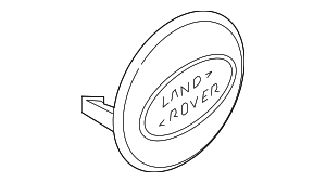 Genuine Wheel Center Cap - Satin Silver Finish for 2013-2023 Land Rover ...