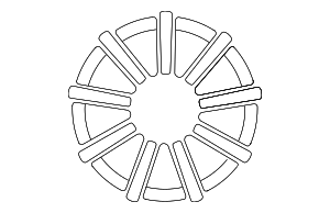 2013-2022 Land Rover Range Rover Alloy Wheel, 21" 10 Spoke, 'Style 1001 ...