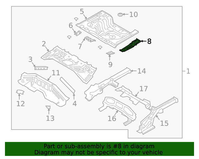 2020-2022 Hyundai Venue Spare Retainer 65533-K2000 | OEM Parts Online