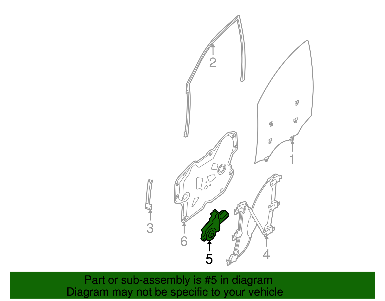 80731-JB100 - Window Motor 2008-2014 Nissan | Nissan Parts ...