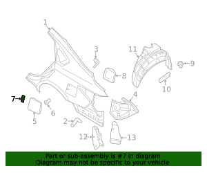 2000-2021 Nissan Fuel Door Spring 78836-ET00A | TascaParts.com