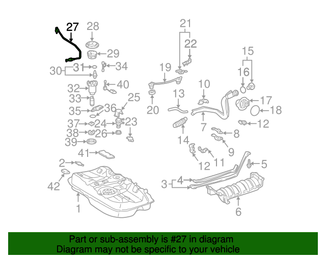 77209-06020 - Tube - 2002 2003 Lexus ES300 | My L Parts