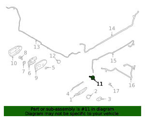 2021-2024 Ford Bronco Washer Nozzle m2dz17603a | TascaParts.com