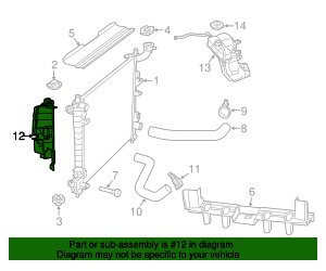 2016-2020 Jeep Grand Cherokee Radiator Support Air Deflector 55038190AA ...