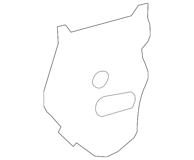 Genuine Toyota Water Deflector part# 67841-0C070 for 2007-2021 Toyota ...