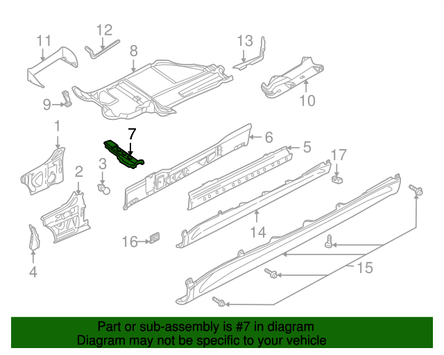 Genuine BMW 41-12-8-398-623 | Cross-Member | FREE Shipping on Most ...