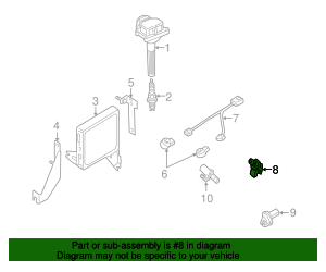23731-4M50D - Crankshaft Position Sensor 2002-2010 Infiniti ...