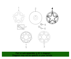 1998-2002 Lexus Wheel, Alloy 42611-3A111 | OEM Parts Online