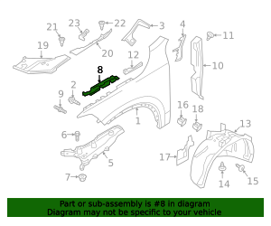 31416627 - High-Quality Fender Bracket for 2017-2025 Volvo | AutoNation ...
