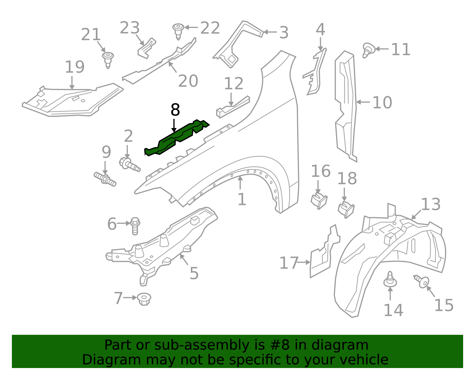 31416627 - High-Quality Fender Bracket for 2017-2025 Volvo | AutoNation ...