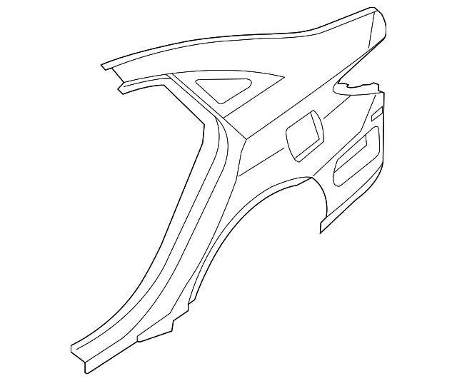 2011-2014 Hyundai Sonata Quarter Panel 71504-3QC00 | OEM Parts Online
