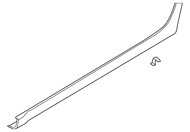 2014-2018 Audi RS7 Rocker Molding 4G8-853-856-G-GRU | Audi USA Parts