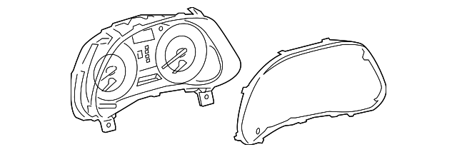 2008-2009 Lexus IS F Instrument Cluster 83800-53780 | Lexus Direct parts