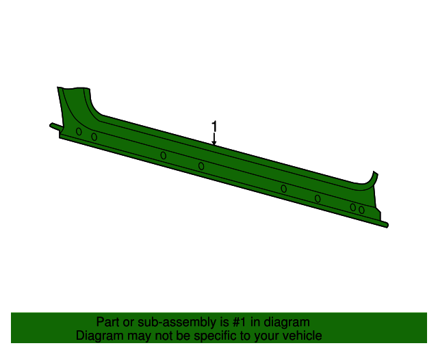 2015-2023 Ford Rocker Panel BK3Z-6110176-B | OEM Parts Online