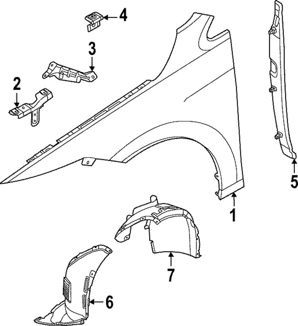 2022-2024 Volkswagen Rear Support 5H0-821-136 | OEM Parts Online