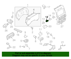 Original 2018-2022 Ford F-350 Super Duty Switch Assembly HC3Z-13D730-HA ...