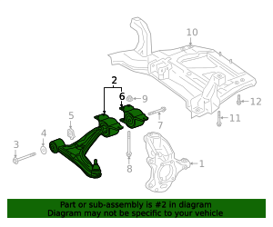 2020-2021 Mercedes-Benz CLA 250 Lower Control Arm 118-330-32-01 | MB ...