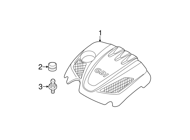 2012-2015 Kia Engine Cover 29240 2G710 | OEM Parts Online