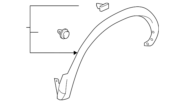 2022 Nissan Pathfinder Parking Aid Sensor Housing - 28533-6RA0C
