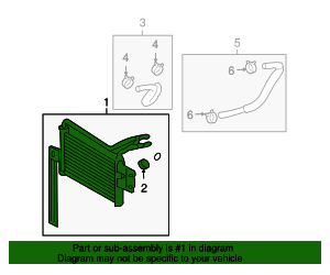 2007-2012 Hyundai Veracruz Oil Cooler Assembly 25460-3J000 | OEM Parts ...
