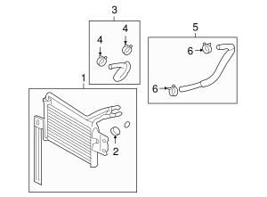 2007-2012 Hyundai Veracruz Oil Cooler Assembly 25460-3J000 | OEM Parts ...