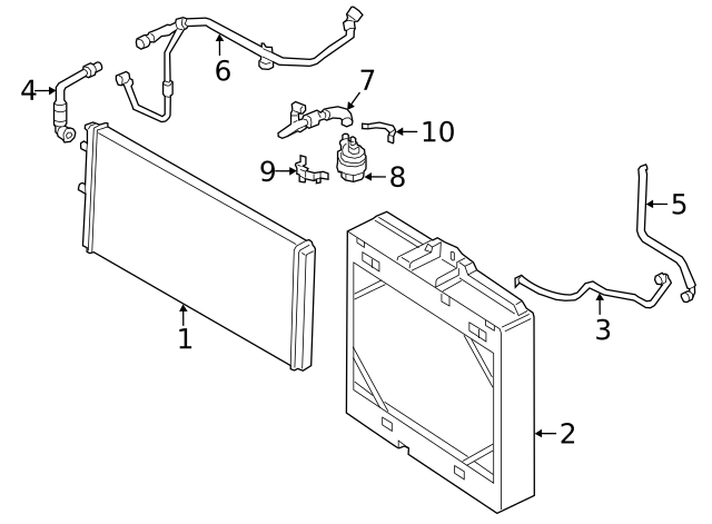 17-11-2-284-608 - Radiator 2014-2021 BMW | AutoNationParts.com