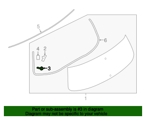2017-2024 Nissan Armada Lift Gate Glass Holder 90356-6JC1A | Temecula ...