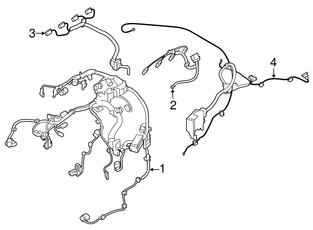 12518515402 - 2014-2015 BMW Engine Harness (12-51-8-515-402) | BMW of ...
