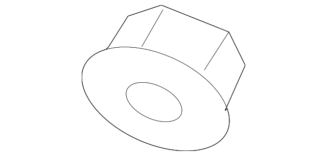 2002-2011 Mopar Lock Nut 6036749AA | TascaParts.com