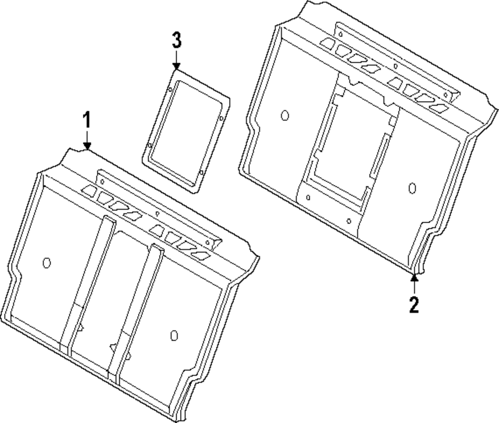 Genuine BMW 51-47-5-A2F-380 | Partition Panel | FREE Shipping on Most ...