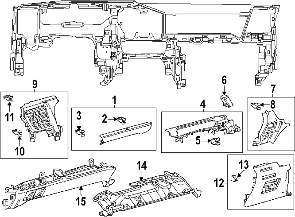 55432-60610-C0 - 2024 Lexus GX550 - Finish Panel | My L Parts