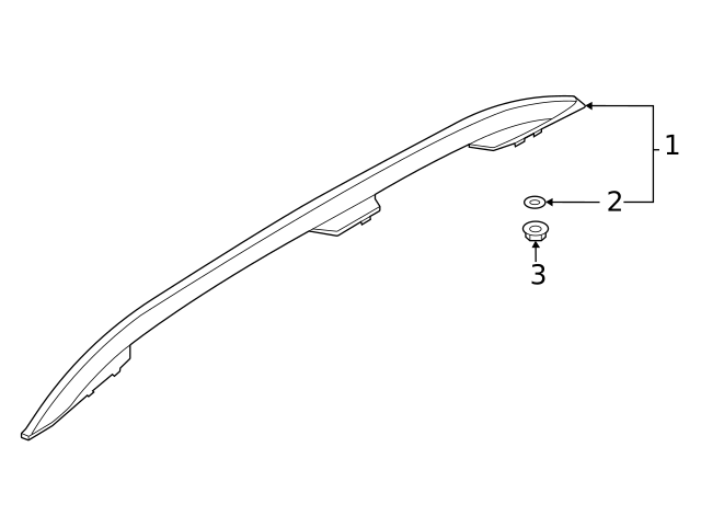 91151FL001 - Roof Rack - 2018-2021 Subaru Crosstrek | World OEM Parts ...