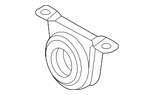 Genuine OEM Ford Part - Drive Shaft Center Support Bearing E4TZ-4800-A ...