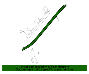 167-690-21-08 - Windshield Pillar Trim 2021-2024 Mercedes-Benz ...