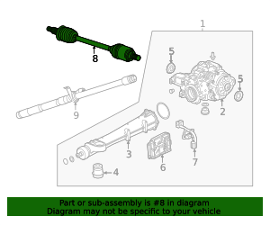 84749538 - Rear Driver Side Half-Shaft 2022-2023 GM | AutoNationParts.com